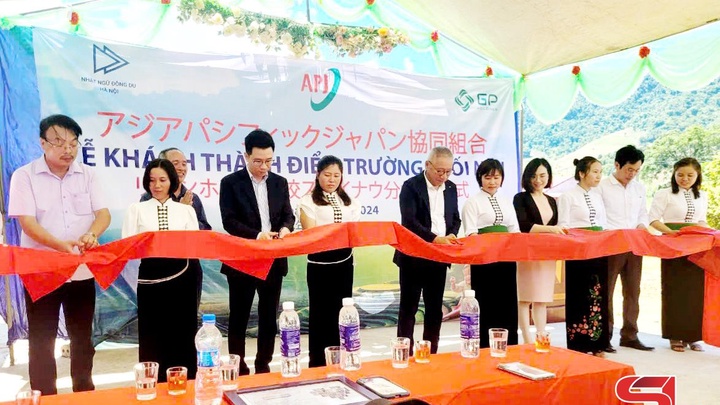 Classrooms at Suoi Nau school facility inaugurated